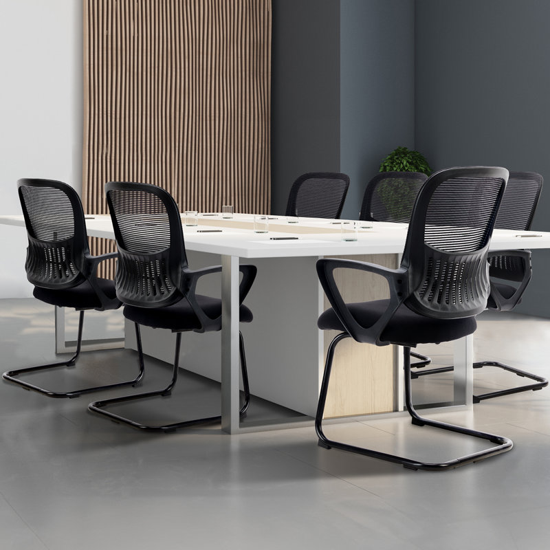 Inbox Zero Maksat Mesh Textured Conference Office Chair with Storage & Reviews | Wayfair